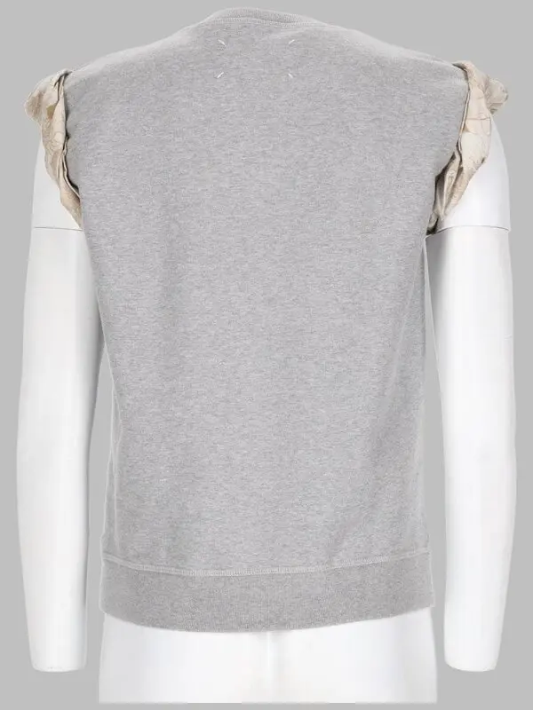 MAISON MARGIELA Short Sleeve Sweatshirt - Gray