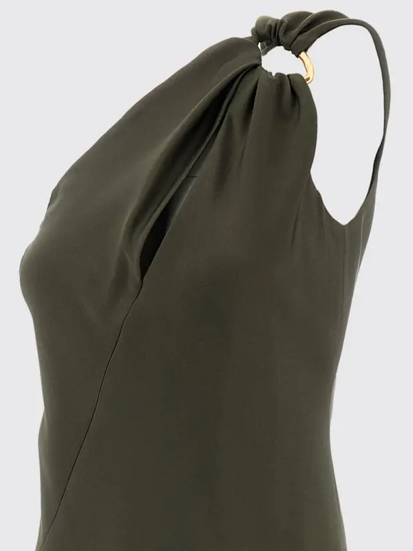 Max Mara One-shoulder Satin Dress