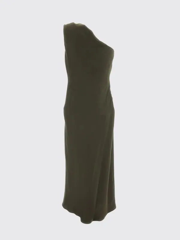 Max Mara One-shoulder Satin Dress - Green