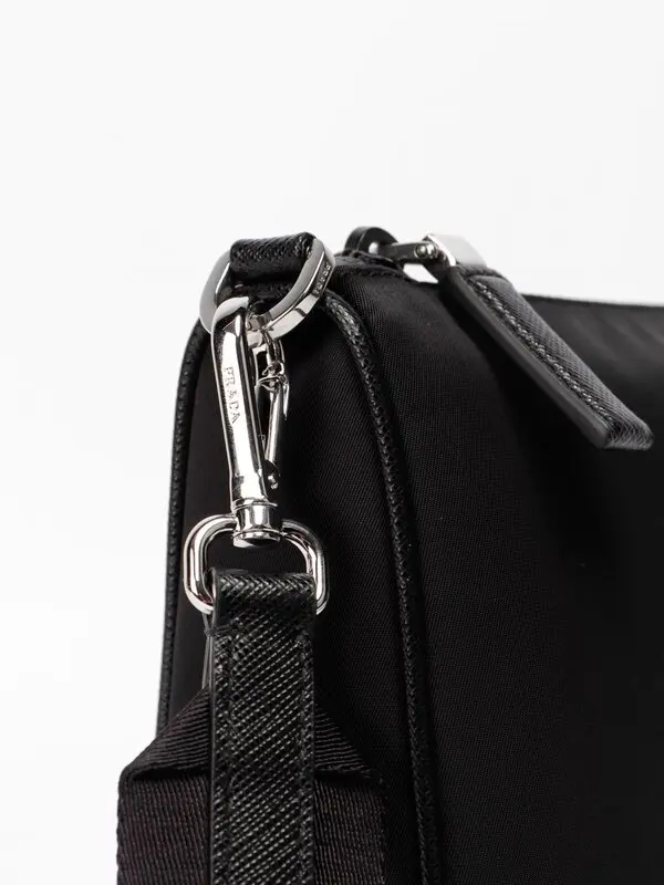 Prada Re-nylon And Saffiano Leather Shoulder Bag