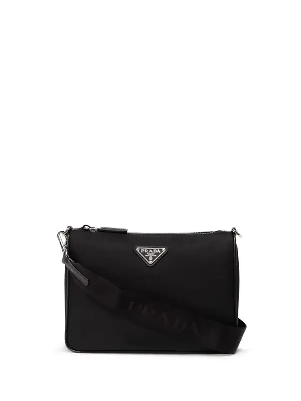 Prada Re-nylon And Saffiano Leather Shoulder Bag - Multicolor