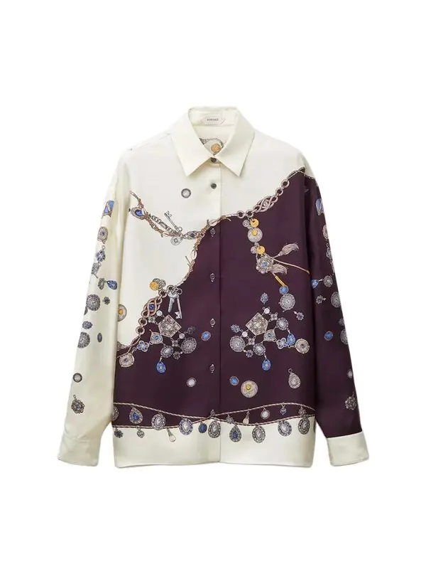 Versace Silk Twill Print Shirt
