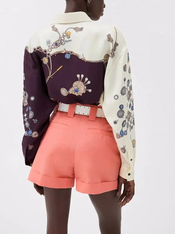 Versace Silk Twill Print Shirt