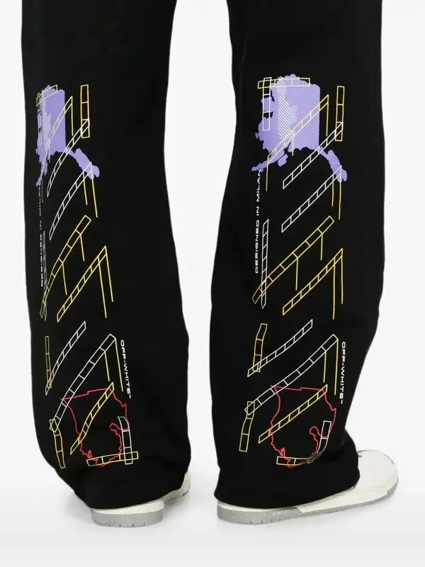 Off-White Archigeography Arrow` Pants - Multicolor
