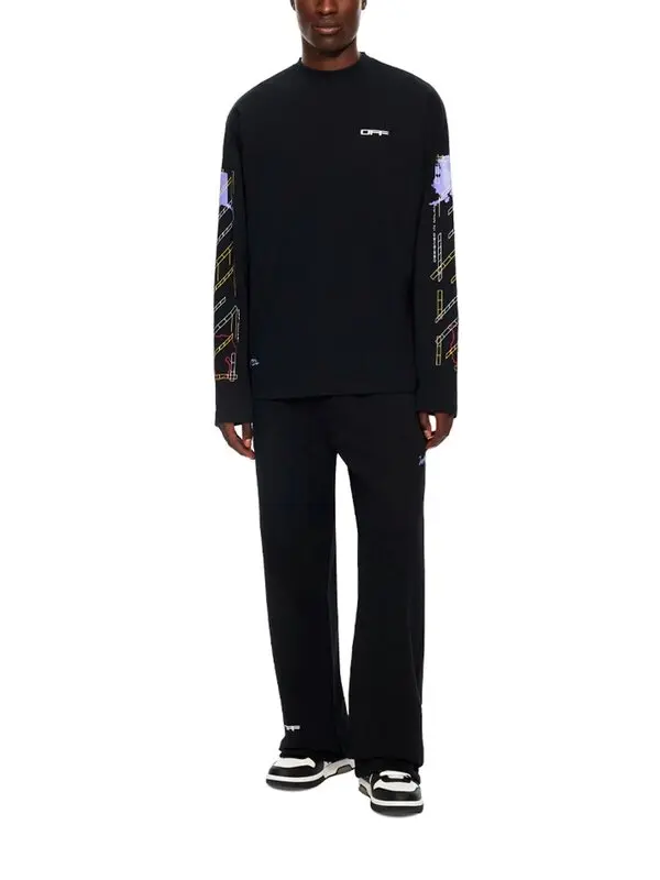 Off-White Archigeography Arrow` Pants - Multicolor