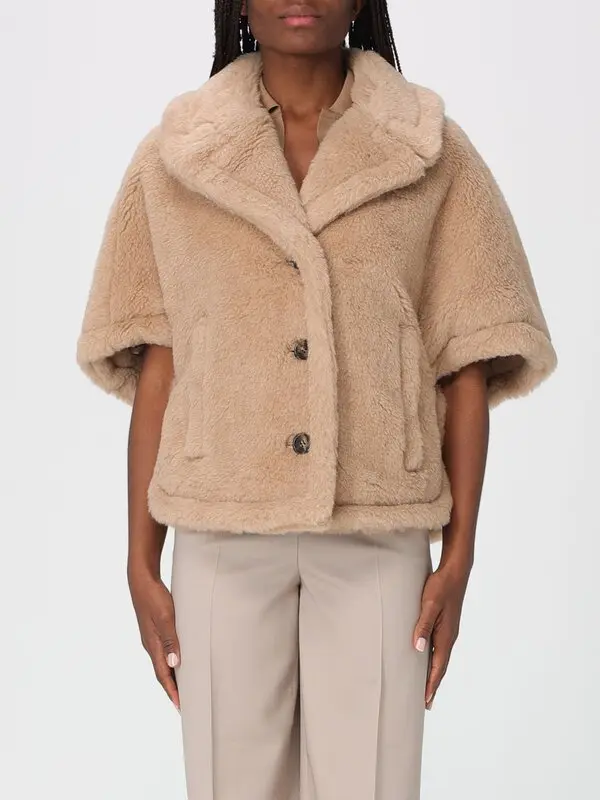 Max Mara Alpaca And Cashmere Fur Coat - Cream