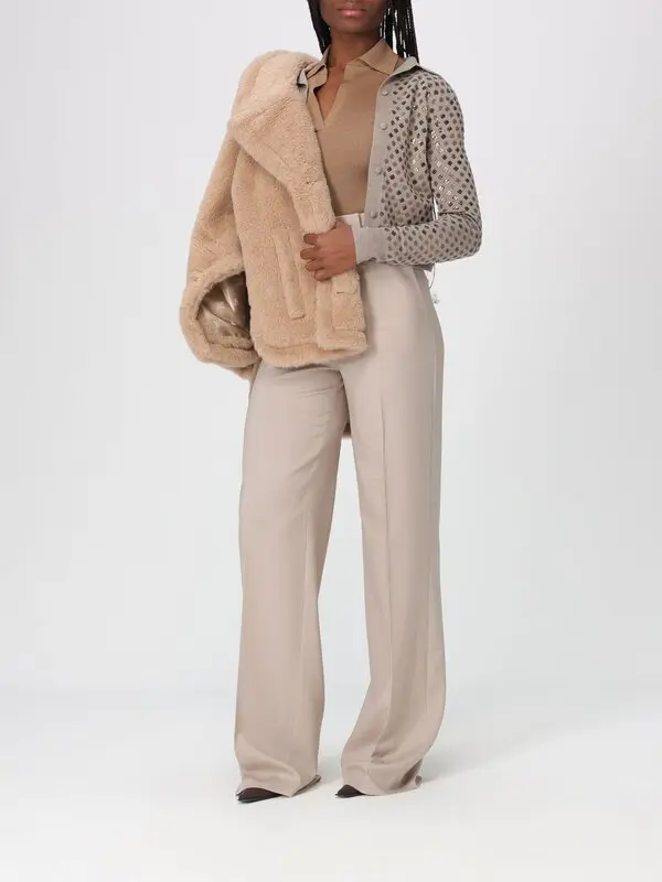 Max Mara Alpaca And Cashmere Fur Coat