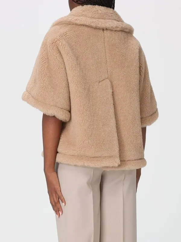 Max Mara Alpaca And Cashmere Fur Coat - Cream