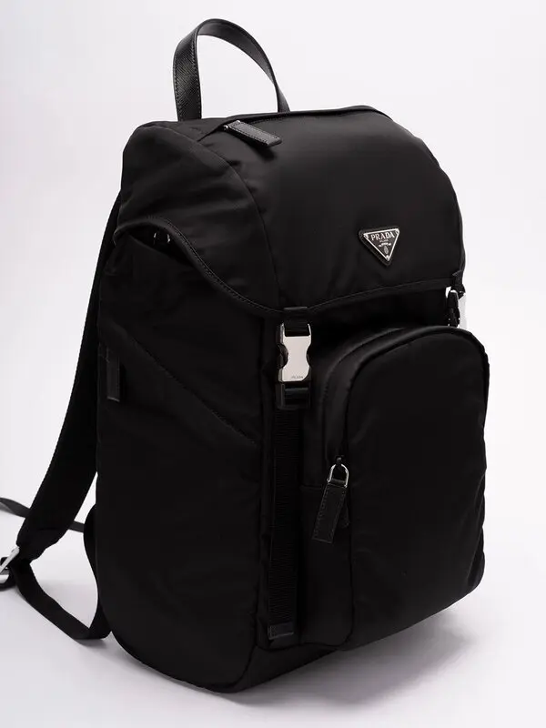 Prada Re-nylon And Saffiano Leather Backpack