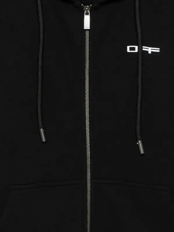 Off-White Archigeography Arrow Skate` Zip Hoodie - Multicolor