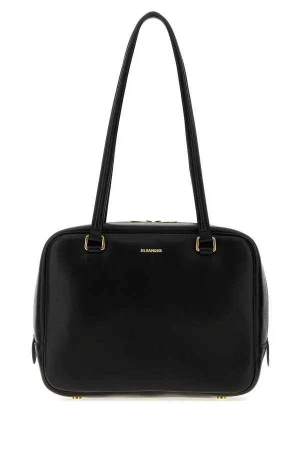 JIL SANDER Nappa Leather Medium Vision Handbag - Black