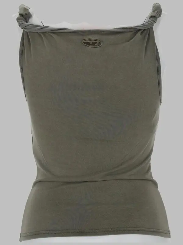 DIESEL® Rolled Strap Tank Top - Green