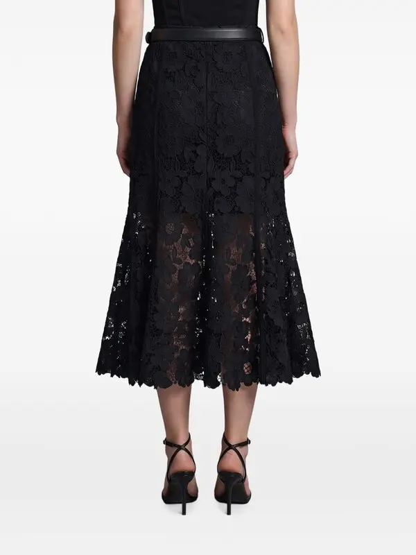SELF-PORTRAIT Lace Midi Skirt