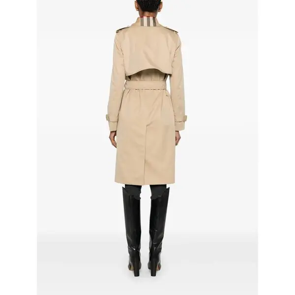 Burberry Cotton Long Sleeve Trench Coat