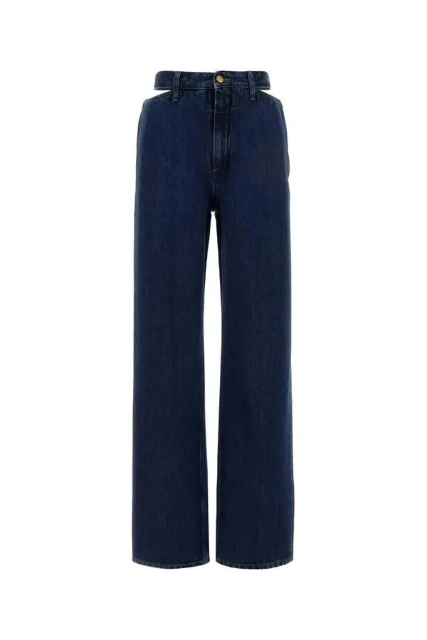 JIL SANDER Cotton Denim Jeans - Blue