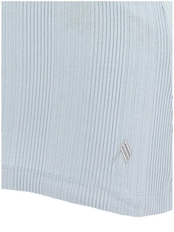 Attico Logo Ribbed Top