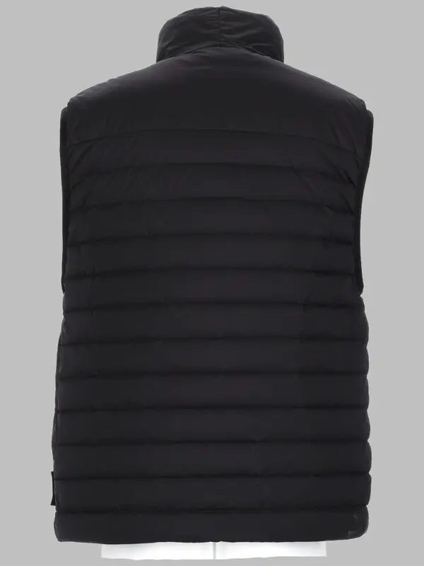 Stone Island Seamless Tunnel Piuma Gilet - Black