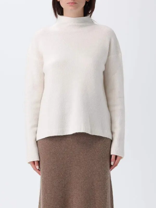 Max Mara Mock Neck Cardigan - White