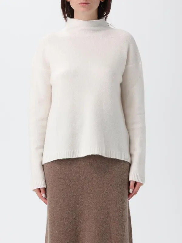 Max Mara Mock Neck Cardigan - White