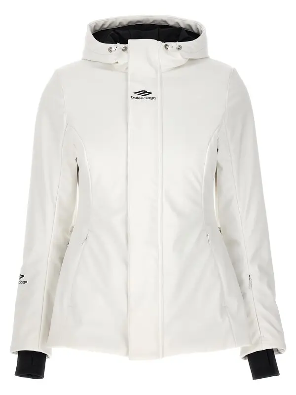 Balenciaga Ski Hourglass 3b Sports Icon' Parka - White
