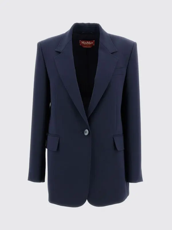 Max Mara Single-breasted Blazer - Blue