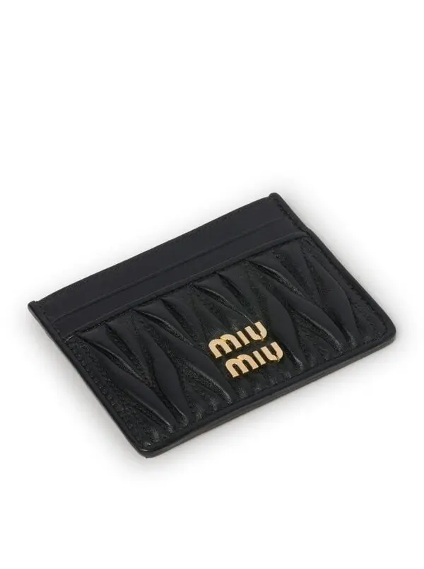 Miu Miu Nappa Matelasse Card Holder