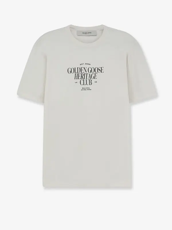 GOLDEN GOOSE Regular Cotton T-shirt - Multicolor