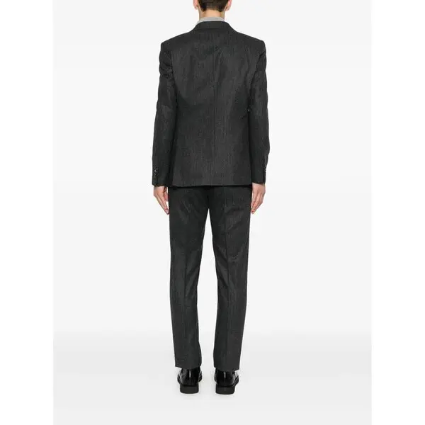 Tagliatore Grey Suits Single Breasted Suits