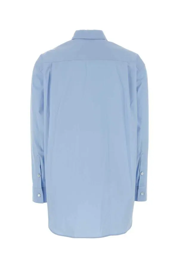 JIL SANDER Light Poplin Oversize Shirt - Blue