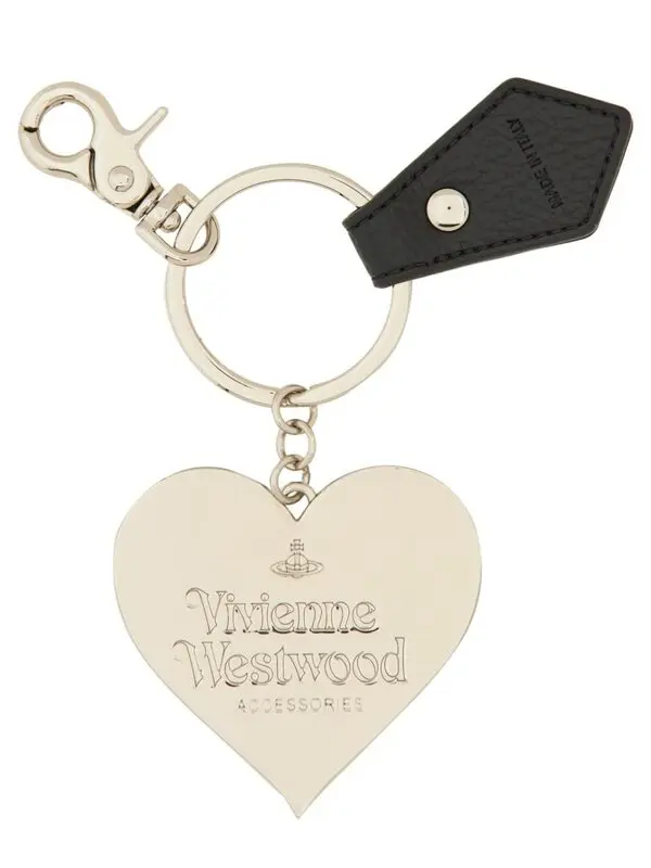VIVIENNE WESTWOOD Mirror Heart Keychain