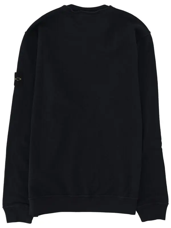 Stone Island Felpa Con Patch Logo