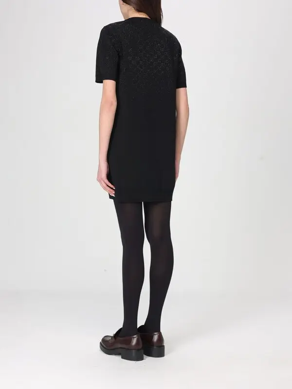 Gucci Gg Rhinestone Knit Mini Dress