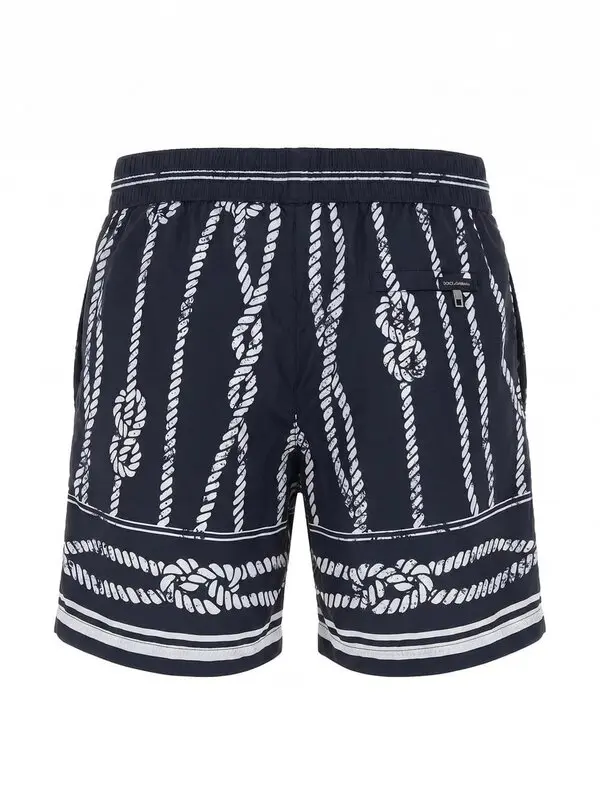 Dolce & Gabbana Polyester Swim Shorts - Multicolor