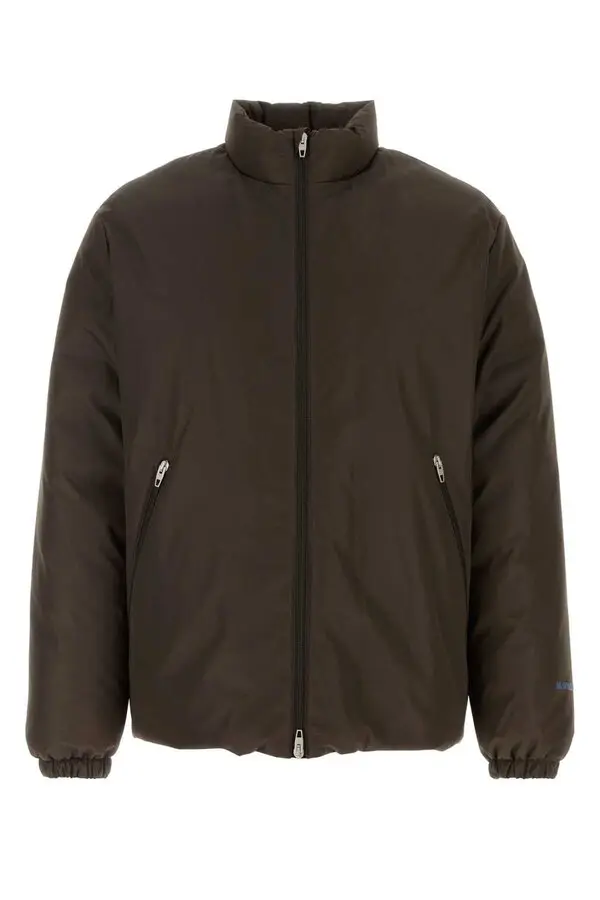 JIL SANDER Chocolate Polyester Down Jacket
