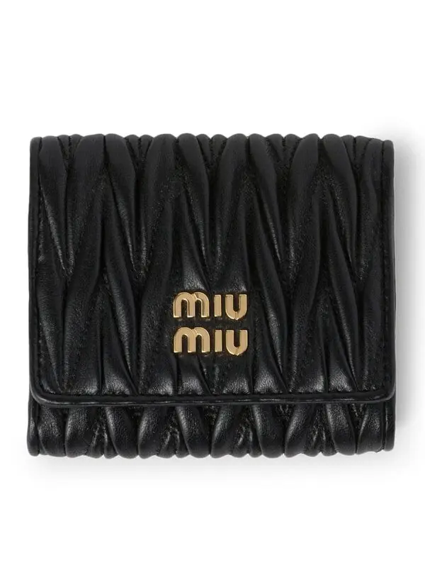 Miu Miu Small Wallet In Nappa Matelasse
