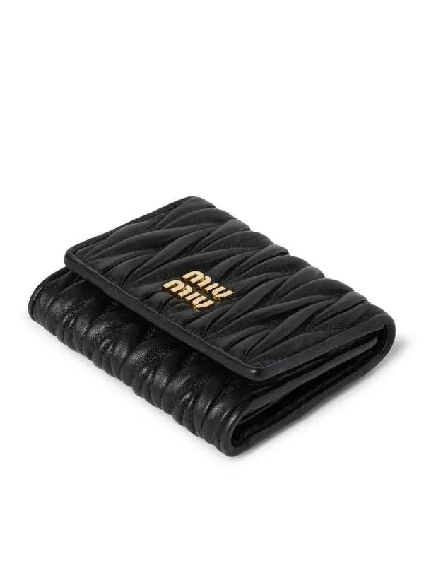 Miu Miu Small Wallet In Nappa Matelasse
