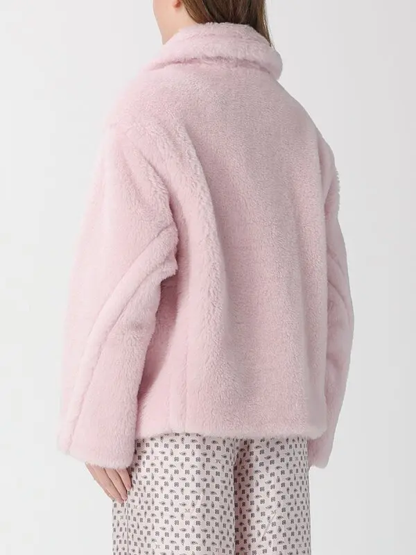 Max Mara Alpaca Fur Coat - Pink