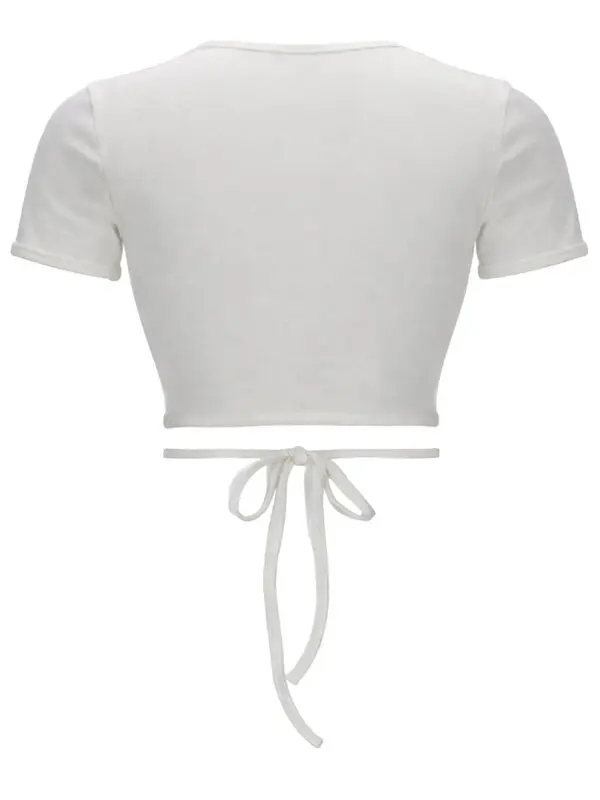 COURREGES Cotton T-shirt - White