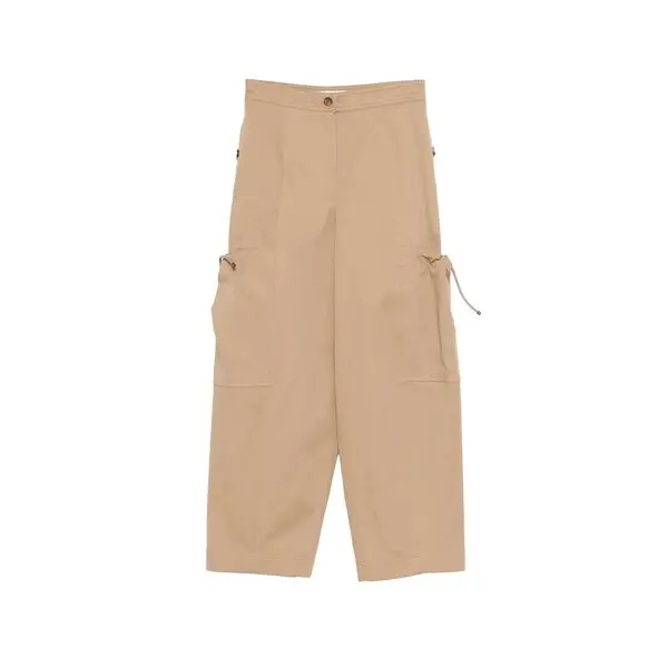 Max Mara Neutrals Trousers Cropped Trousers