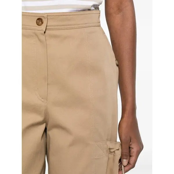 Max Mara Neutrals Trousers Cropped Trousers