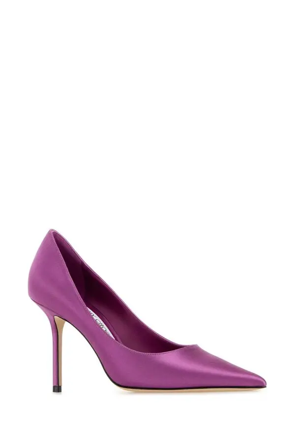 JIMMY CHOO Satin Love Pumps - Purple
