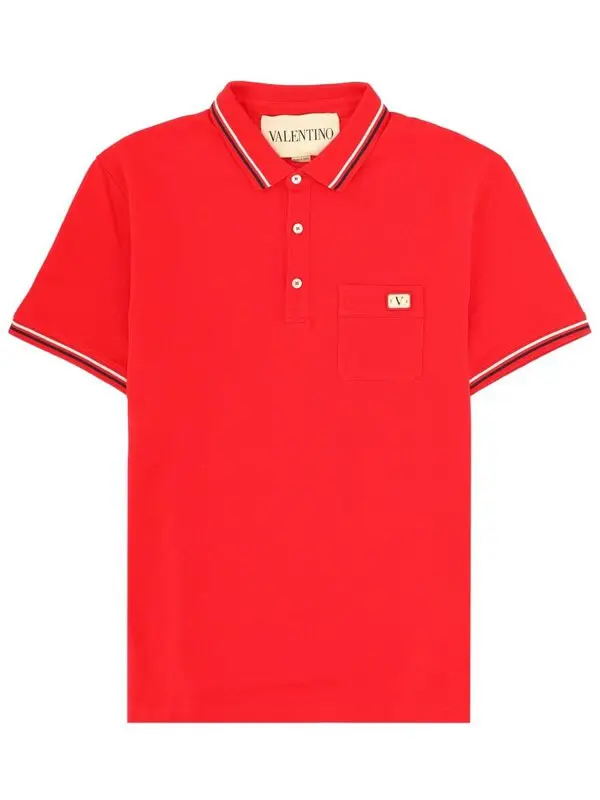 Valentino Garavani Polo Con Patch Logo