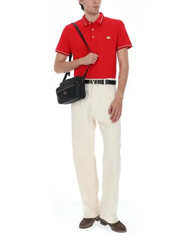 Valentino Garavani Polo Con Patch Logo