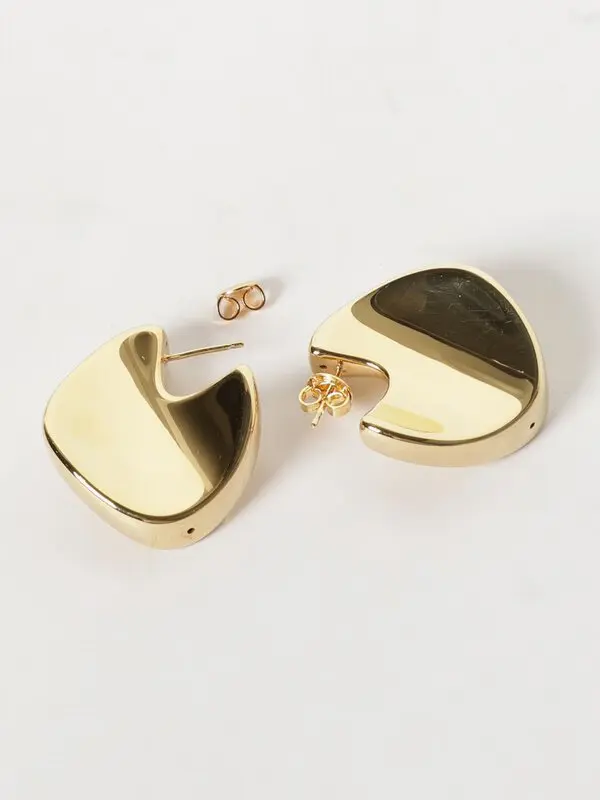 Bottega Veneta Disc 18ct -plated Silver Drop Earrings