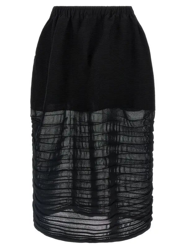 Issey Miyake Moving Knit' Skirt