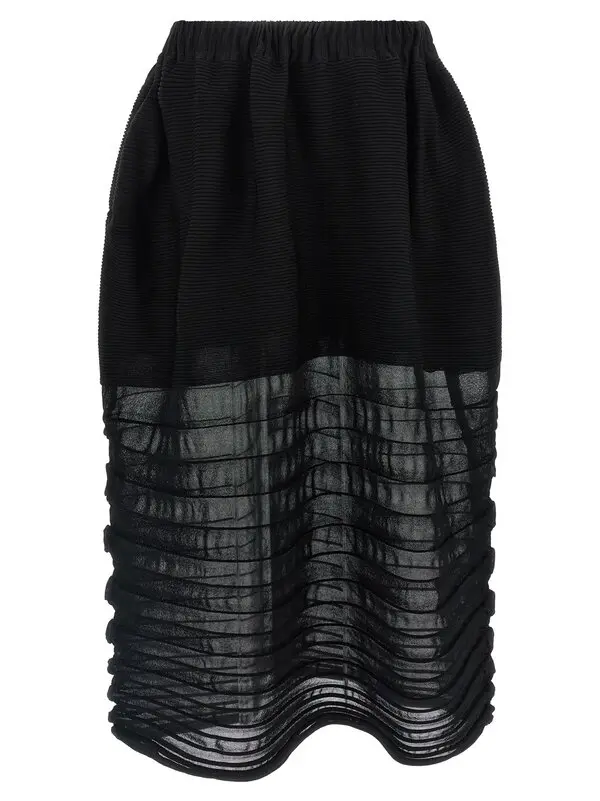 Issey Miyake Moving Knit' Skirt