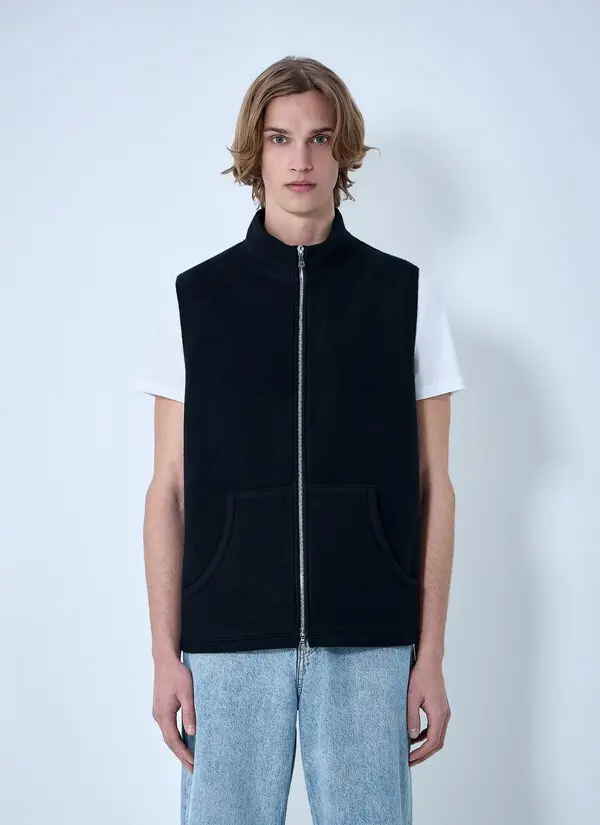 RIER High-neck Vest - Black