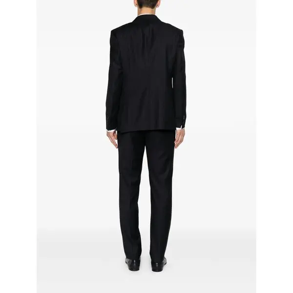 Tagliatore Suits Double Breasted Suits - Blue
