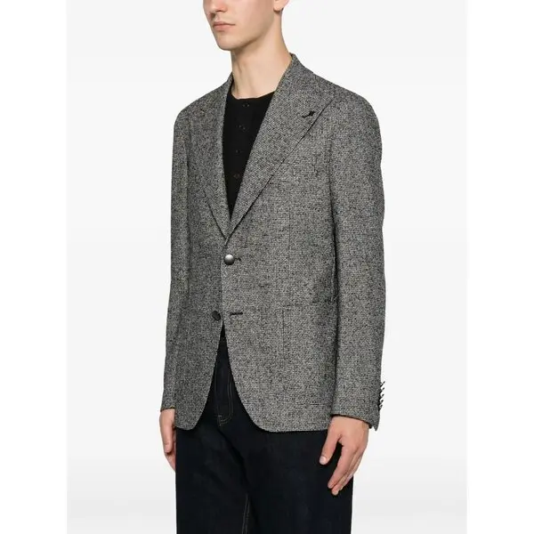 Tagliatore Grey Jackets Blazers