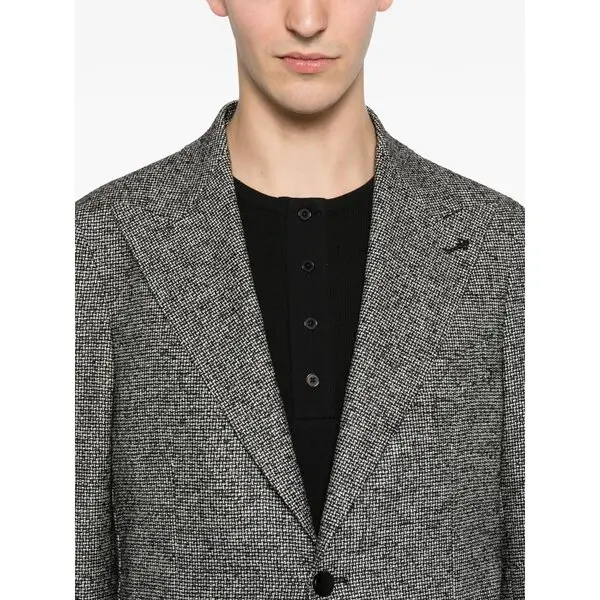 Tagliatore Grey Jackets Blazers